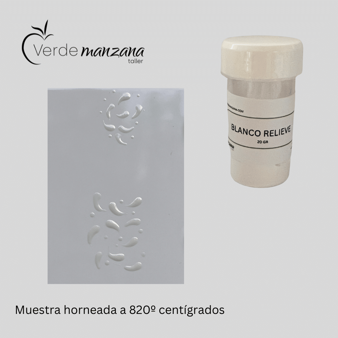 Blanco Relieve 20 Gs. | Taller De Arte Verde Manzana